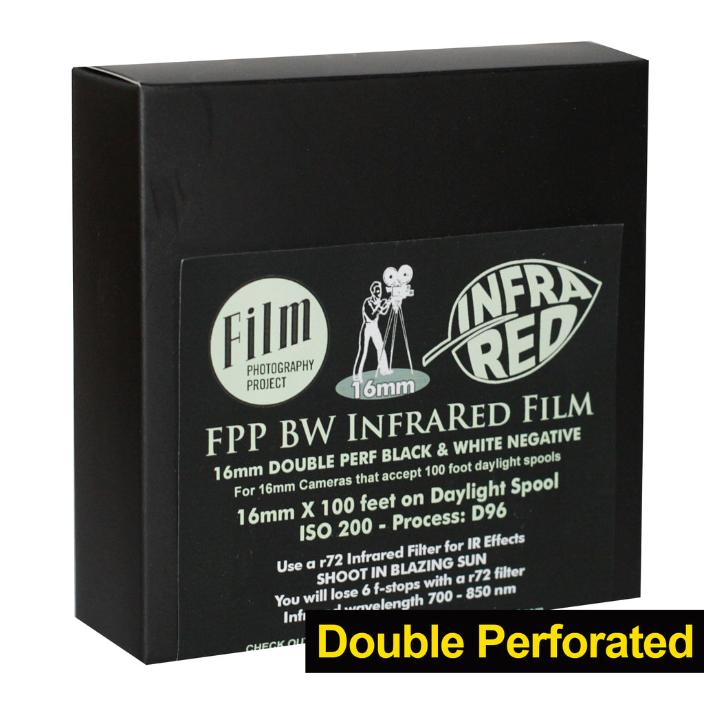 16mm Film - Double Perf - CINE16 BW Infrared Negative 200 iso - 100 ft ...