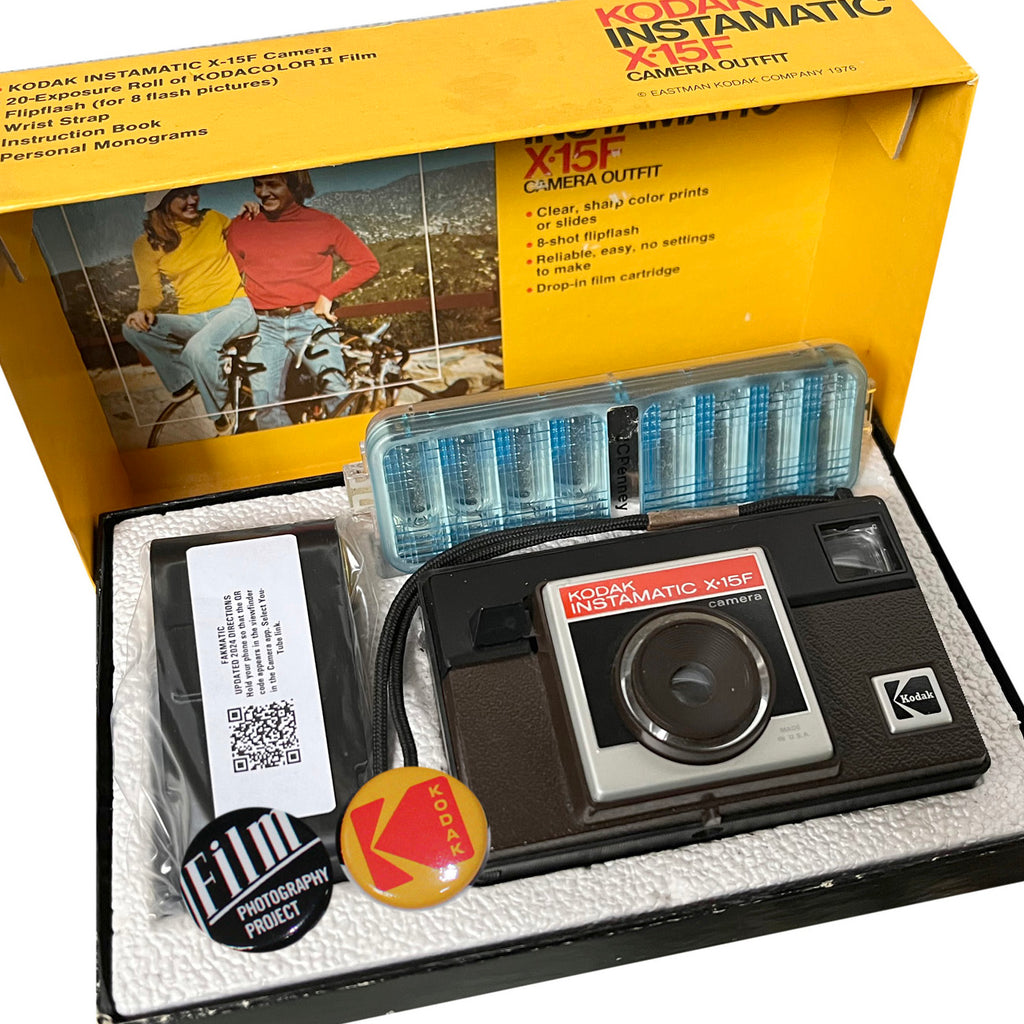 FILM CAMERA - 126 Kodak Instamatic X-15F Outfit (Camera + Adapter + Fi ...